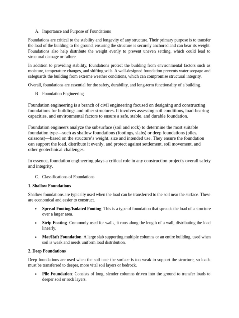 Foundation Engineering | PDF