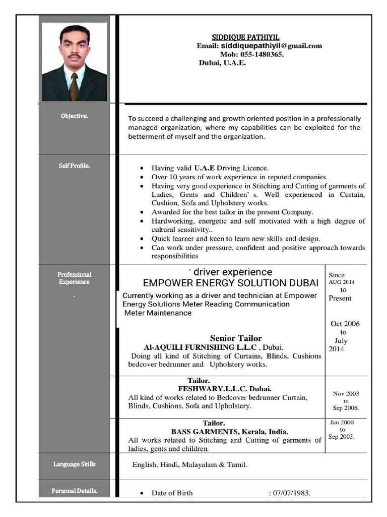 Siddiq Resume Tailor | PDF