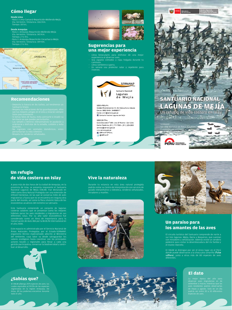 Triptico Lagunasdemejia Compressed | PDF