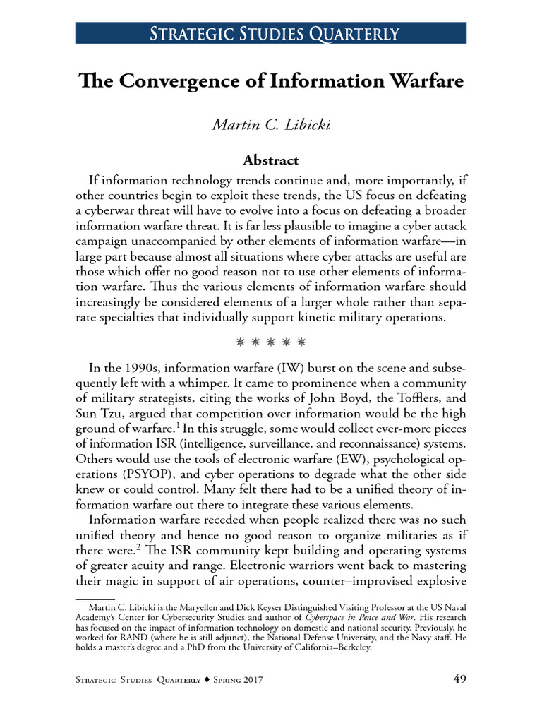 Libicki 2 | PDF