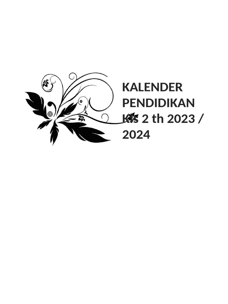 Cover Kalender Pddikan 7okt | PDF