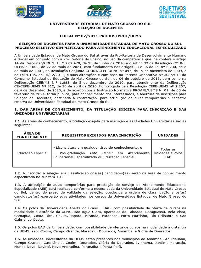 Uems - Editais2024 10 03 - 08 09 51 | PDF