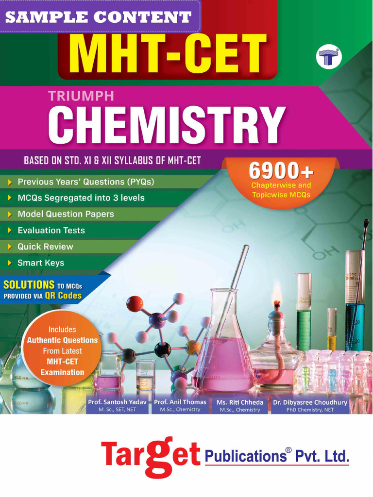 Sample PDF of MHT Cet Triumph Chemistry Notes Sample Content 4345 t4147 ...