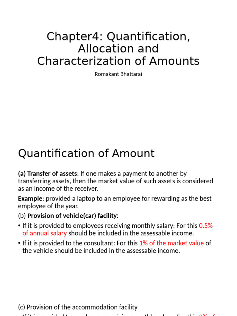 Chapter 4 Quantification | PDF