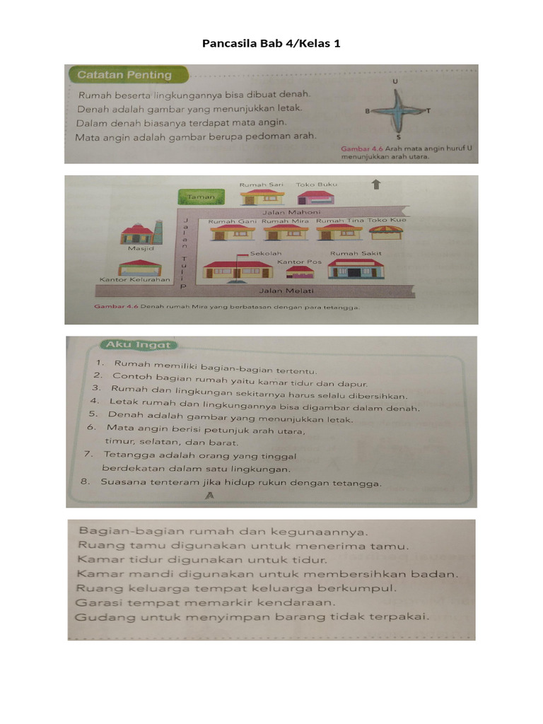 PH Pancasila Pel 4 Kelas 1 | PDF