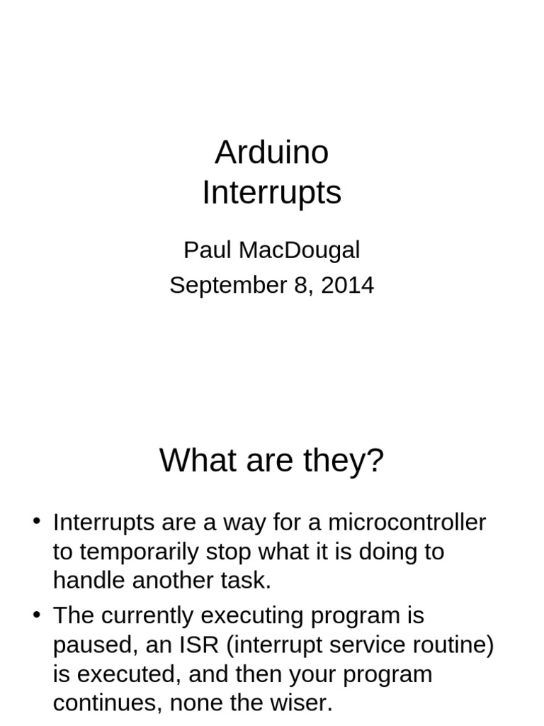 Interrupts | PDF