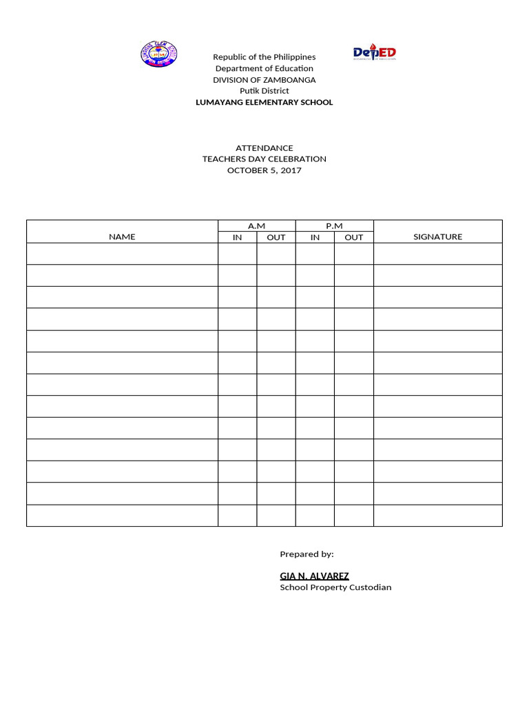 ATTENDANCE | PDF