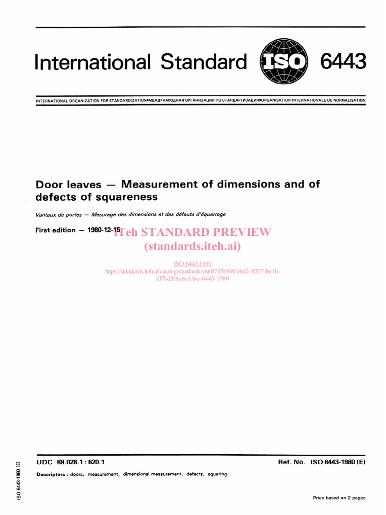 ISO-6443-1980 | PDF