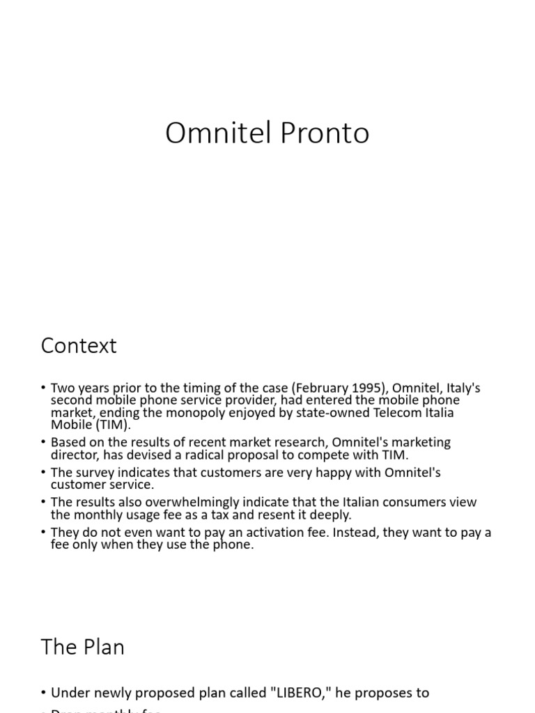 Omnitel | PDF