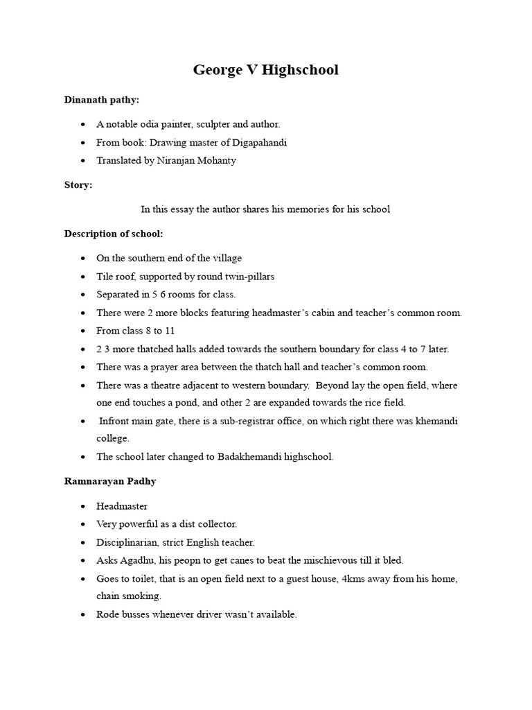 George V Highschool Notes | PDF | Art | Religion & Spirituality