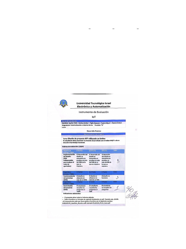 Proyecto Final Iot | PDF
