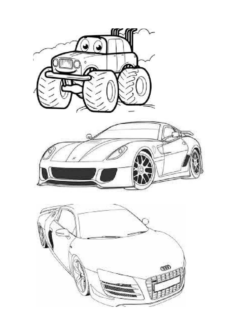 Autos para Colorear | PDF