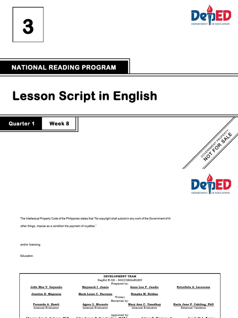 2024 LS G3 NRP Q1 Week8 | PDF