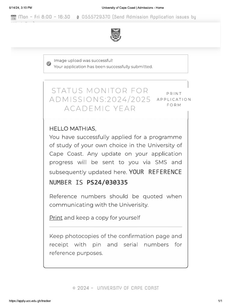 Ucc Reference Number | PDF