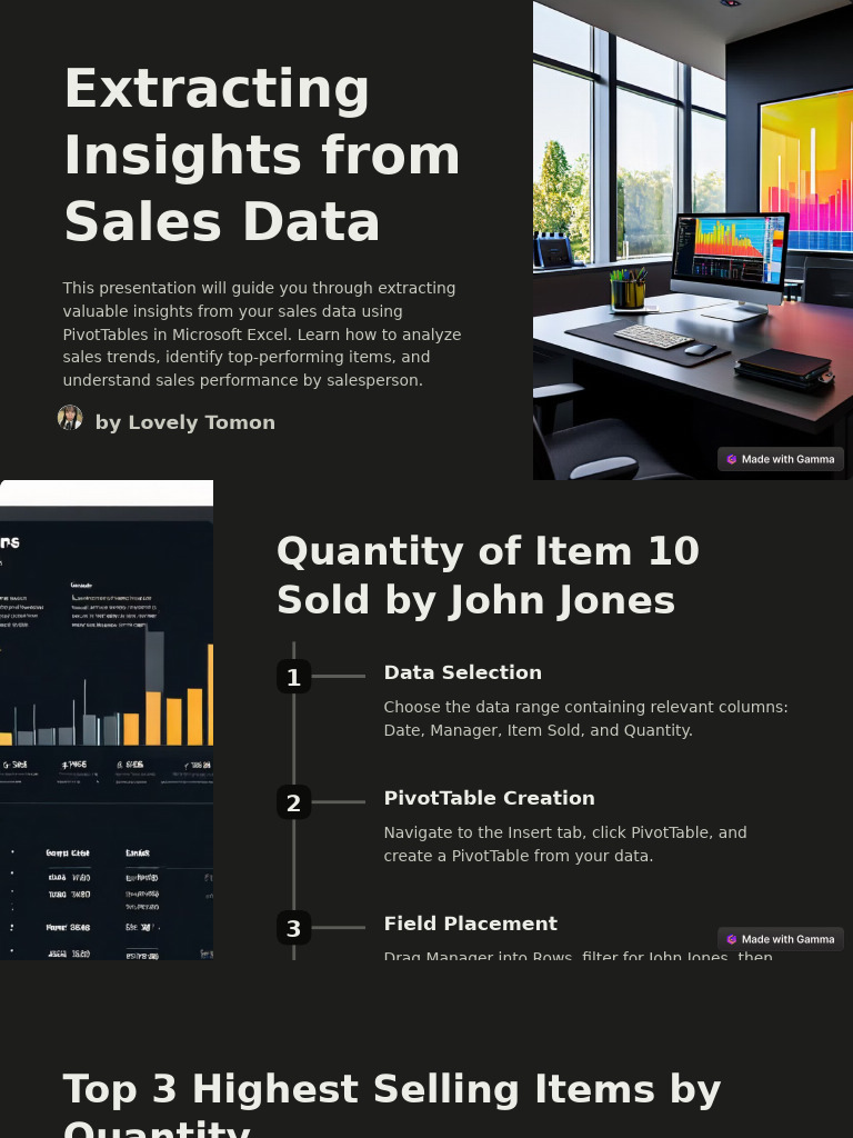 Extracting Insights From Sales Data | PDF