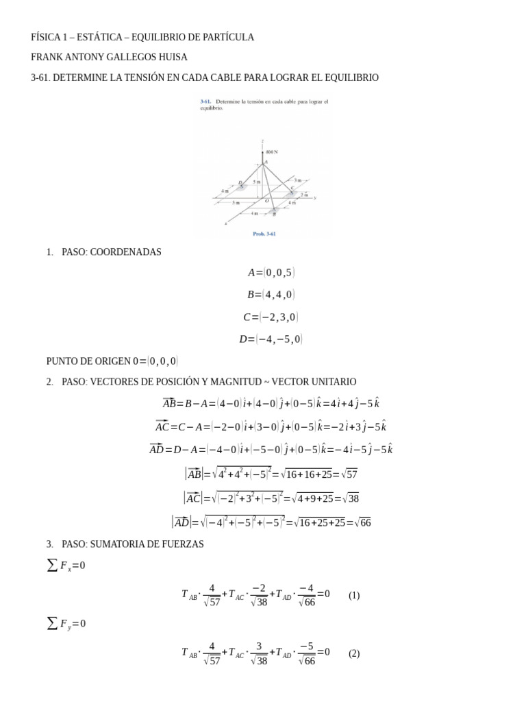 Practica 4 Fisica 1 | PDF