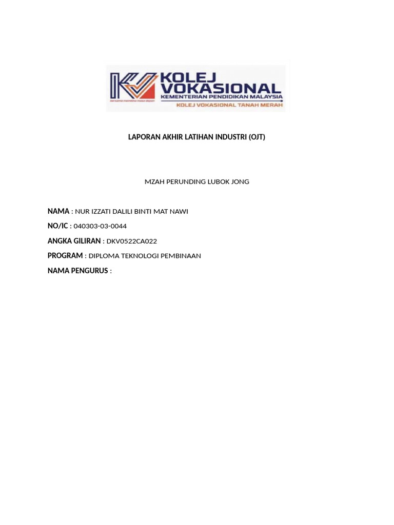 Laporan Praktikal | PDF