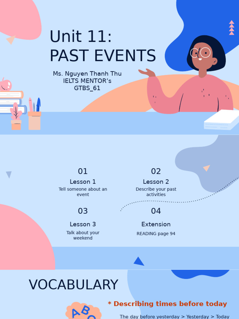 Unit 11. Past Events | PDF