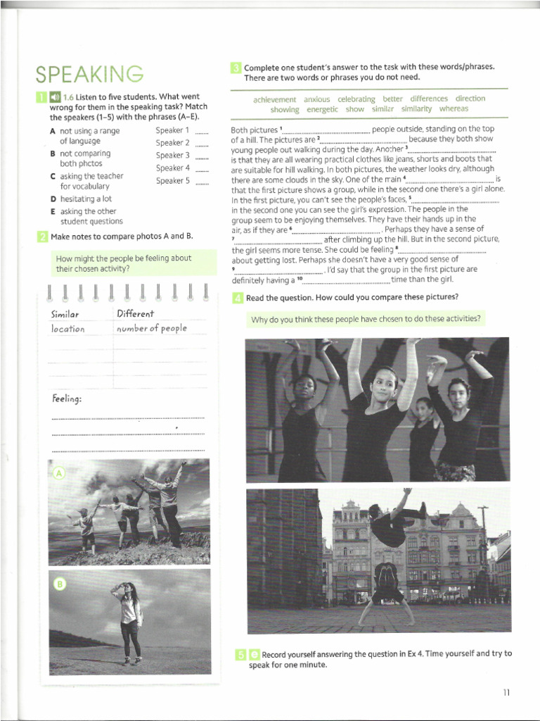 Speaking FCE _ Workbook | PDF