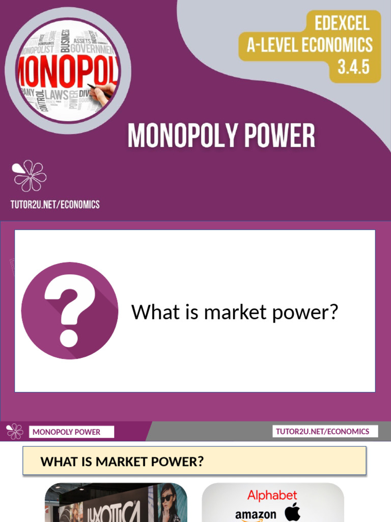 3 4 5 Monopoly Power | PDF