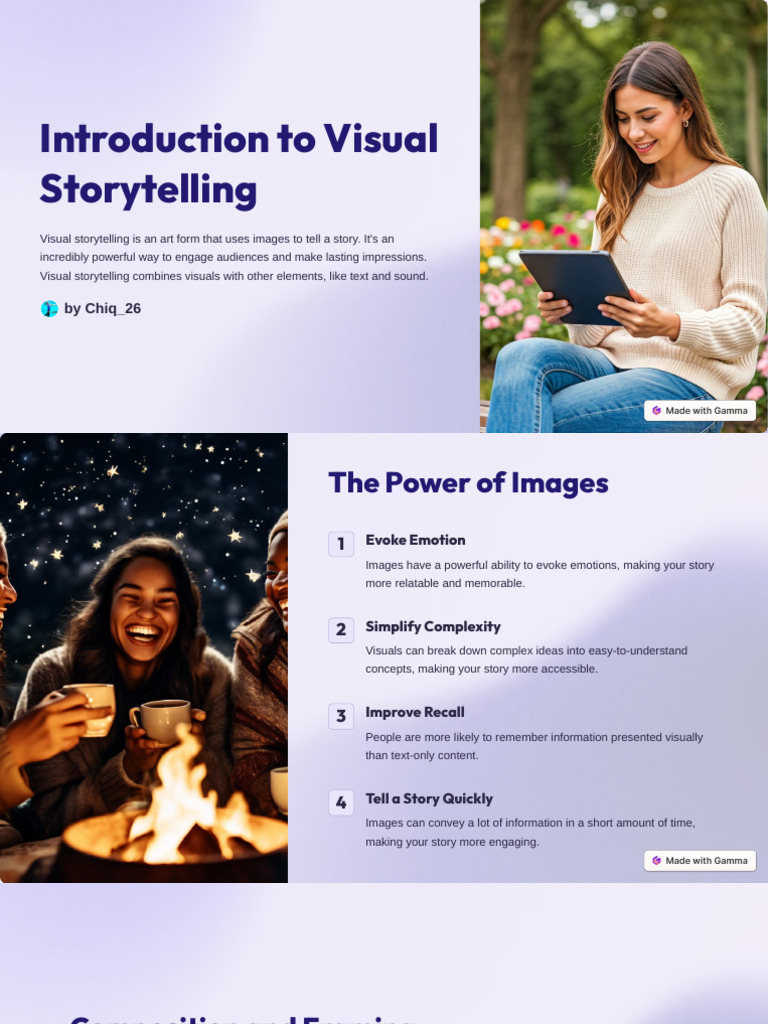 Introduction To Visual Storytelling | PDF