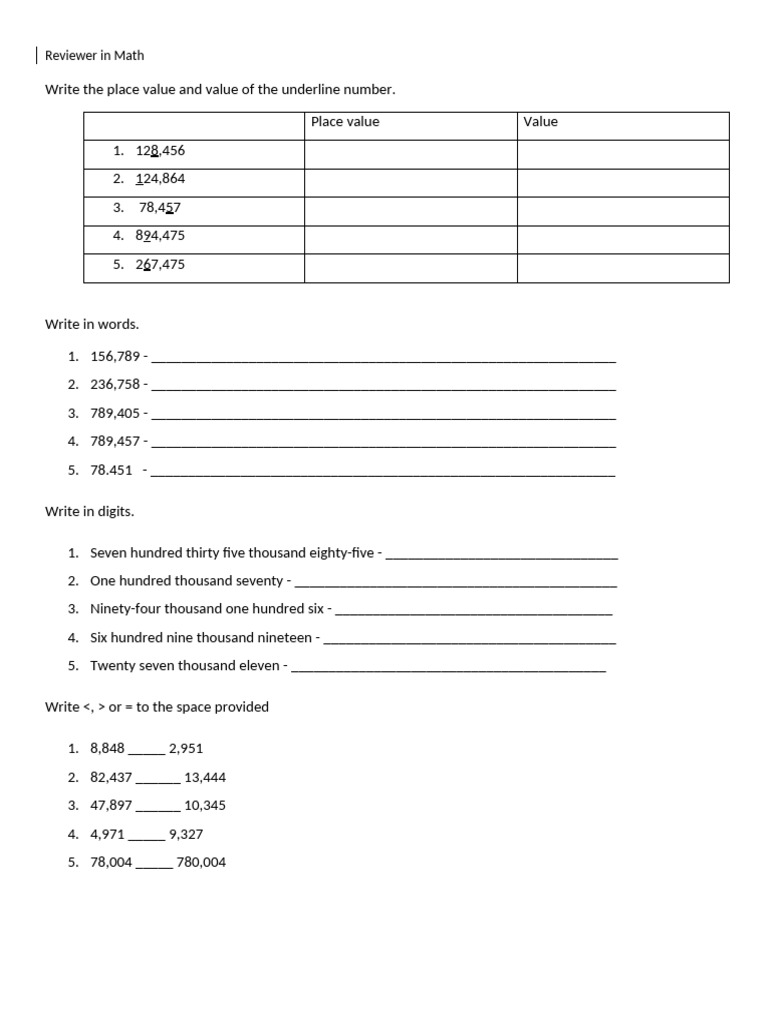Grade 3 Mathenglish | PDF
