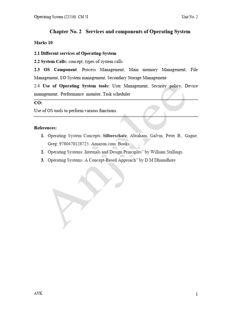 Unit 02 | PDF | Computer Data Storage | Operating System