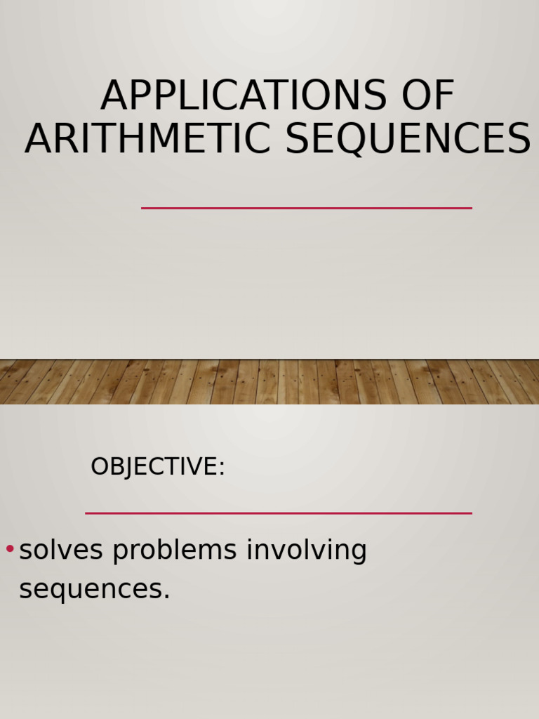 G10 Math Q1 - Week 5 - Application of Sequences | PDF