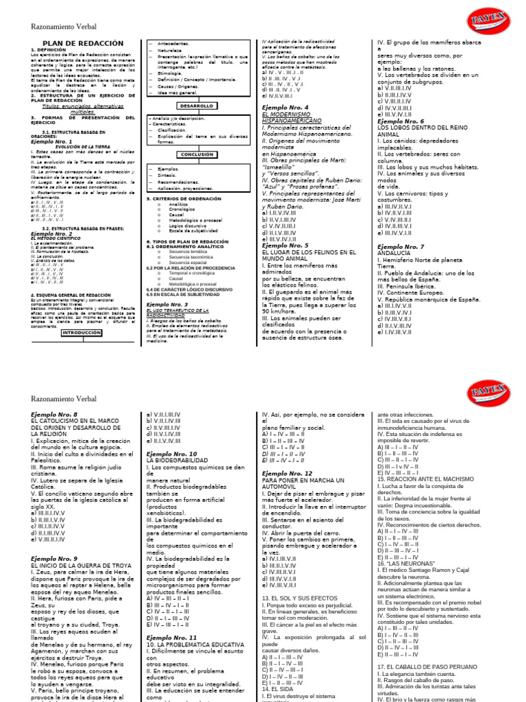 Plan De Redacción Destudiante Pdf