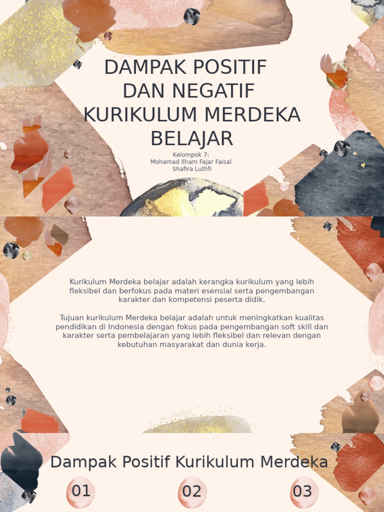 DAMPAK KURIKULUM BELAJAR Kel.7 | PDF
