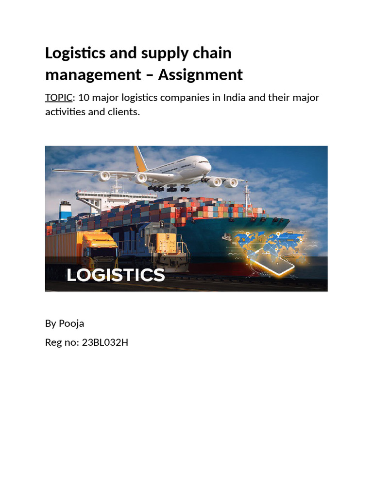 Logistics Assignment | PDF