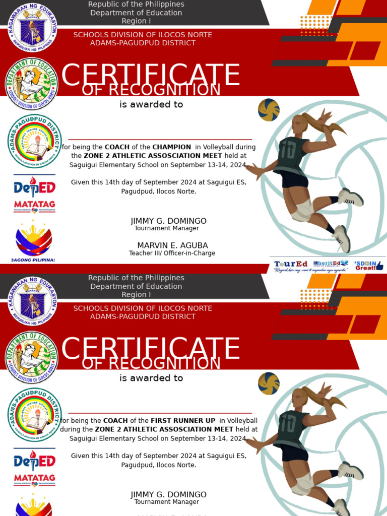 Winners-Coach Zone 2 Volleyball | PDF