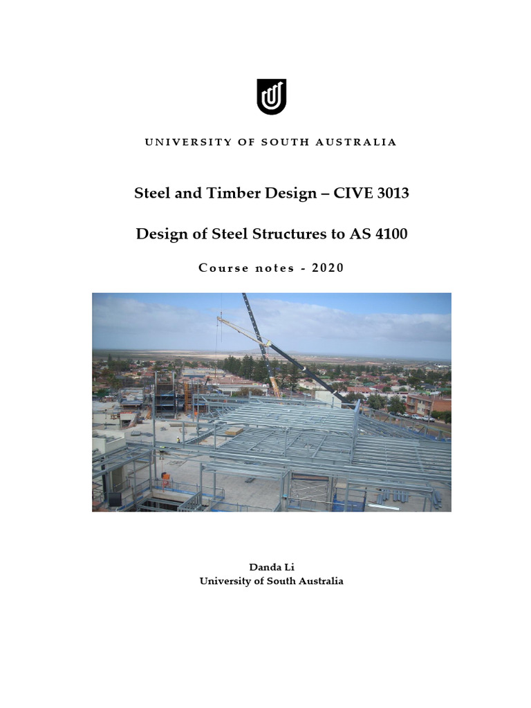 UniSA Steel Note | PDF