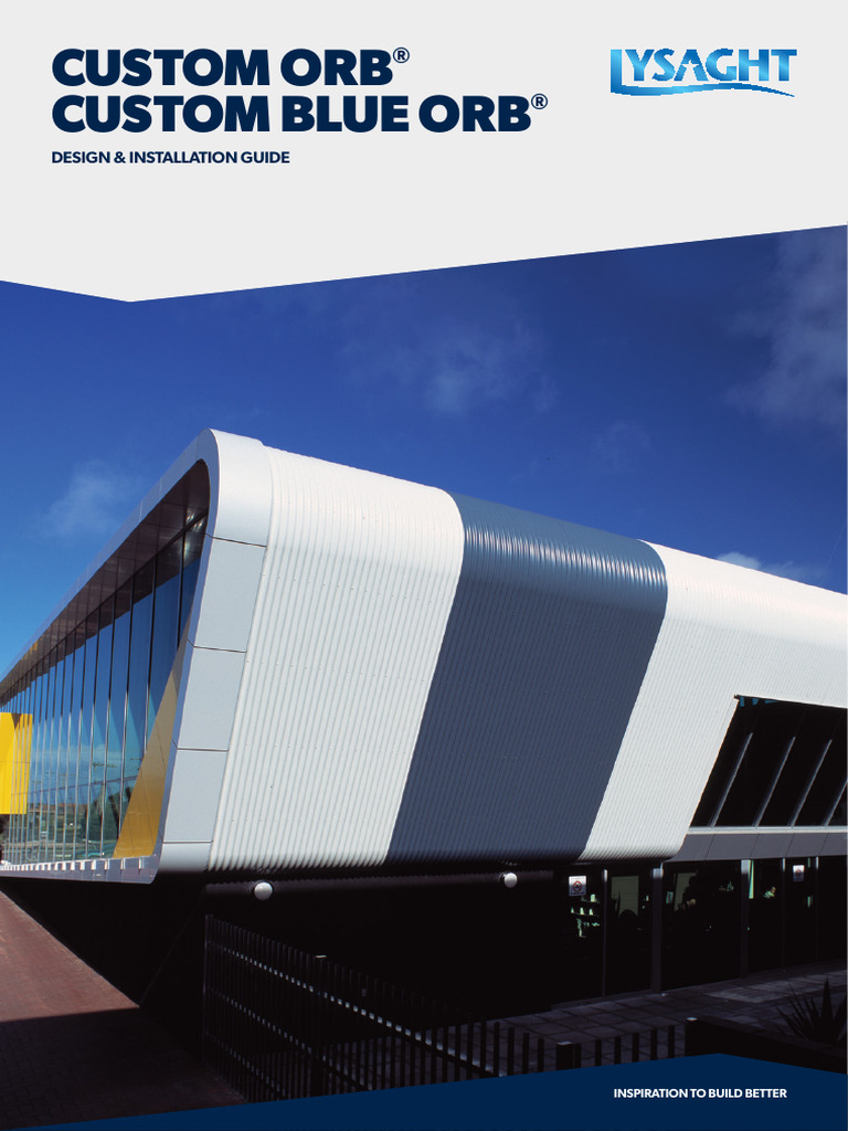 Lysaght Orb Roof Sheeting | PDF