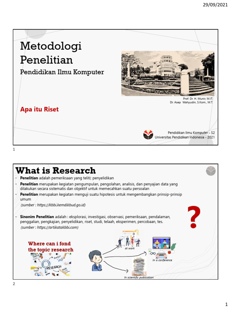 Metodologi Penelitian - Riset | PDF