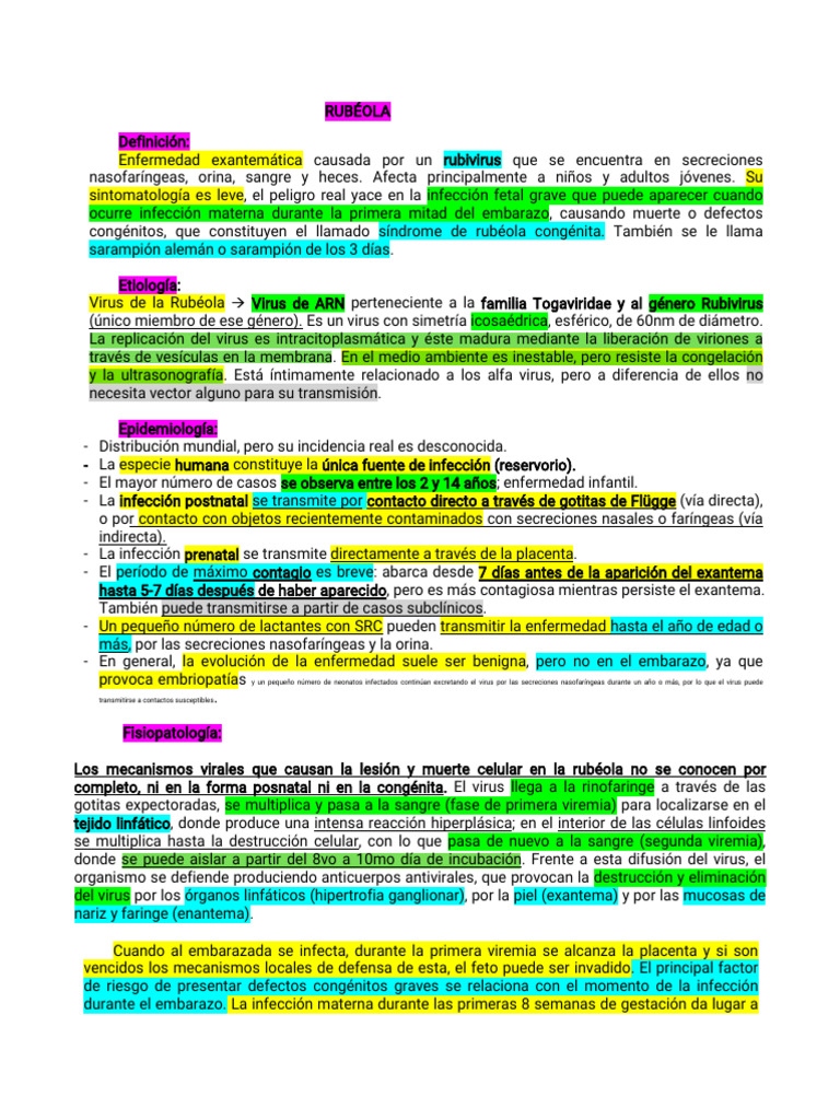 Rubéola | PDF