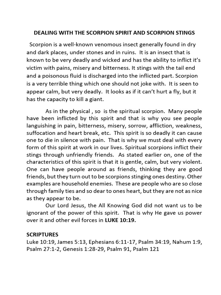 SCORPION SPIRIT AND SCORPION STING Edited 1 | PDF