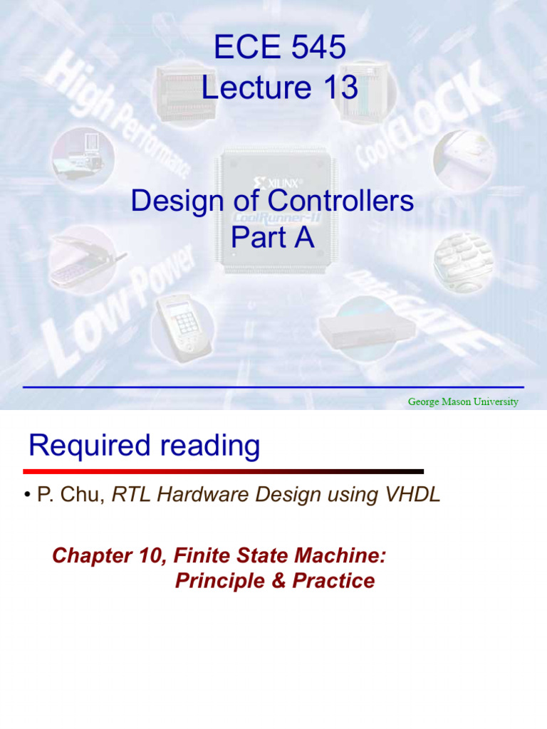 ECE545 Lecture 13 Controllers Part A | PDF | Vhdl | Logic Synthesis