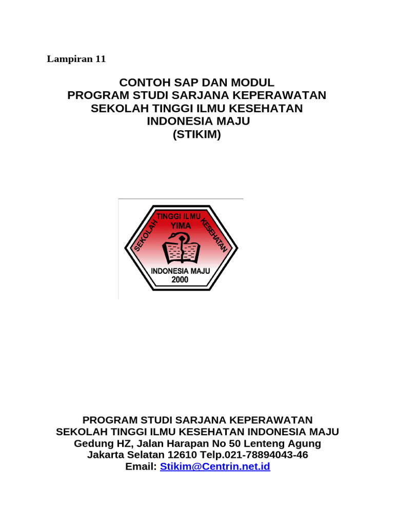Contoh SAP Dan Handout | PDF