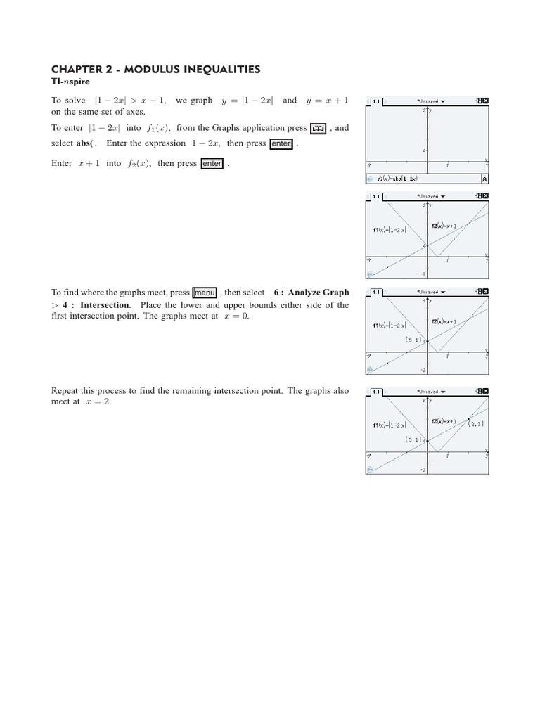 02 Modulusinequalities01 | PDF