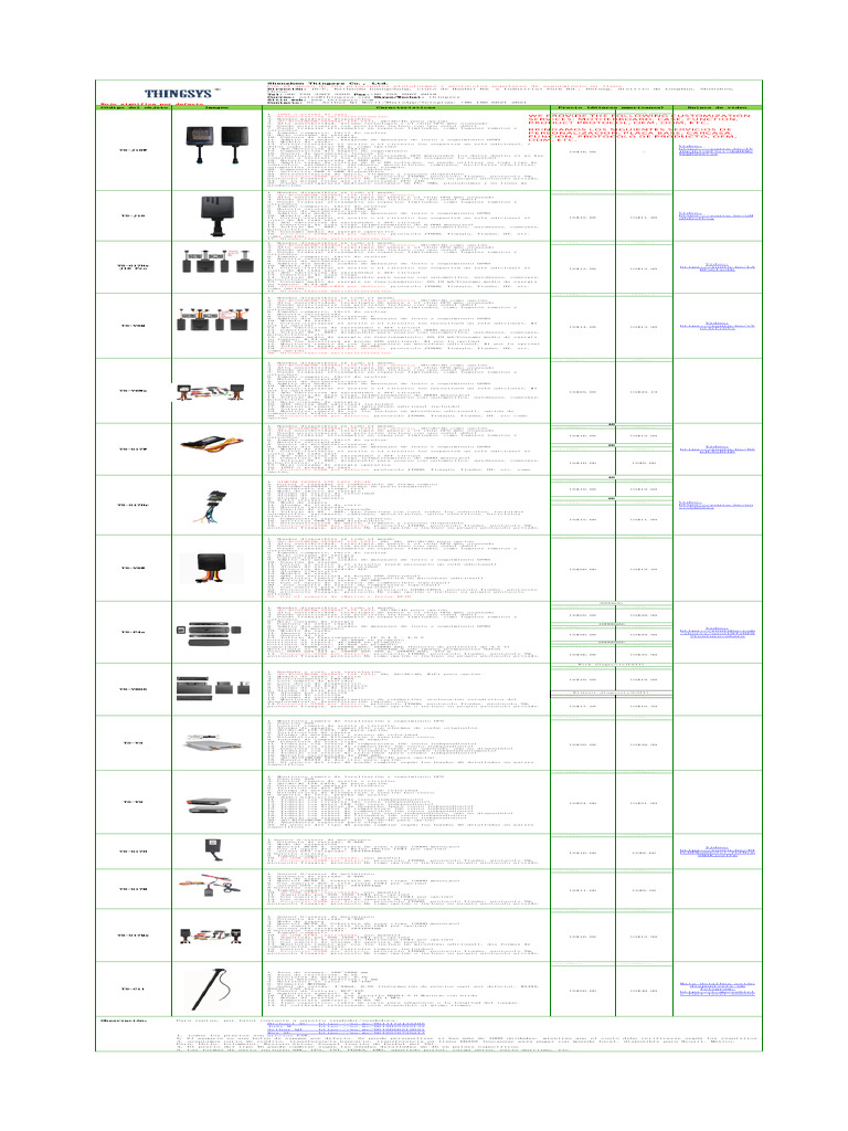 Catálogo de Localizadores GPS THINGSYS-4G Lista de Cotizaciones Español 2408-1 | PDF | Pay Pal ...