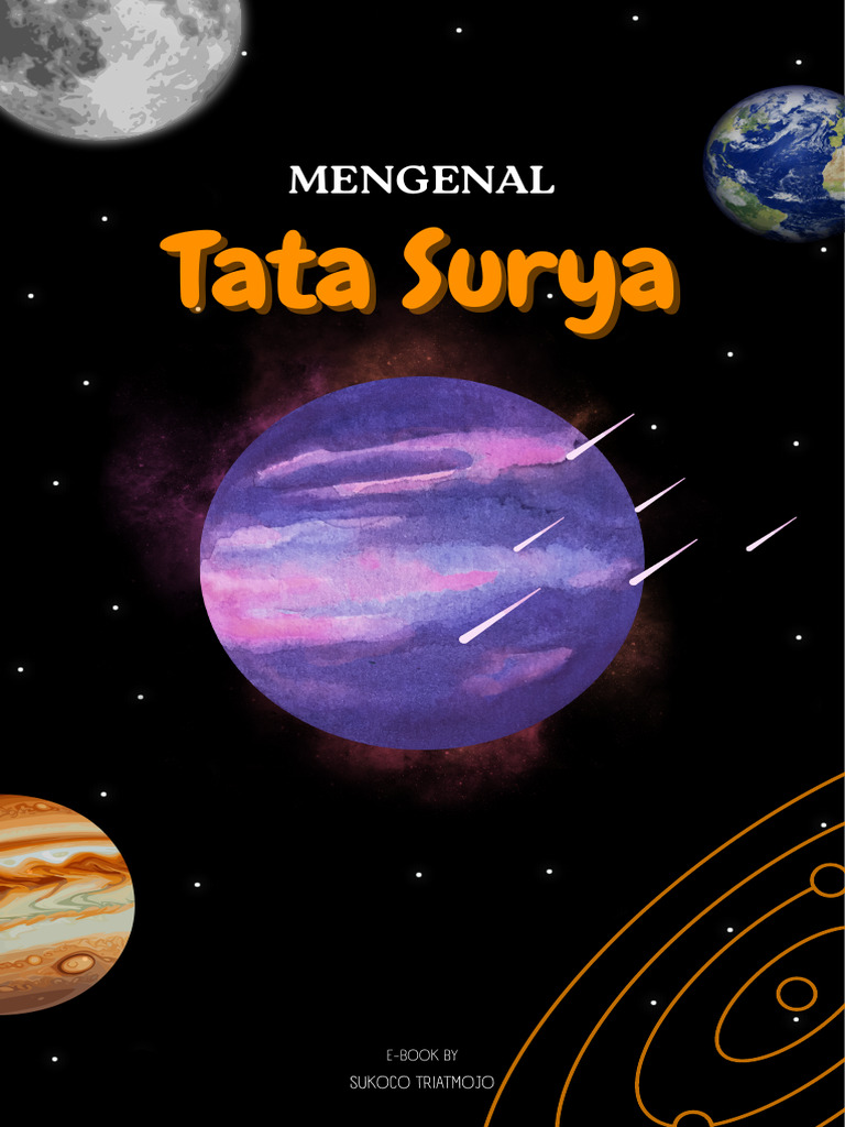 Colorful Ilustrasi Mengenal Tata Surya Book Cover | PDF