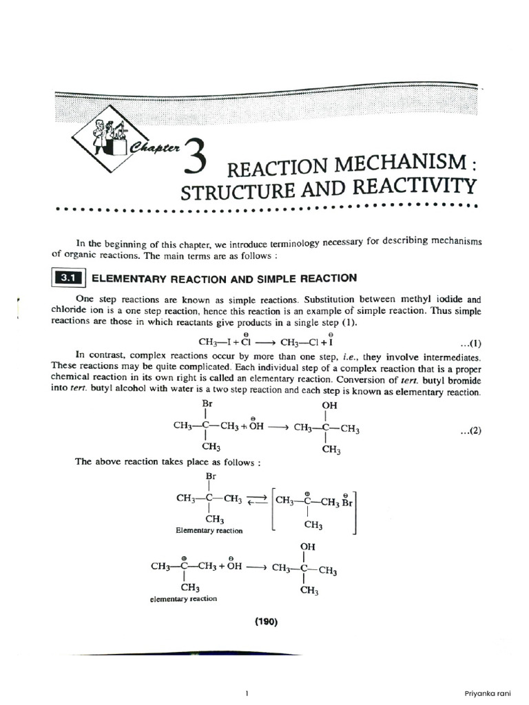 Reaction Mechanism chapter 3 (1) | PDF