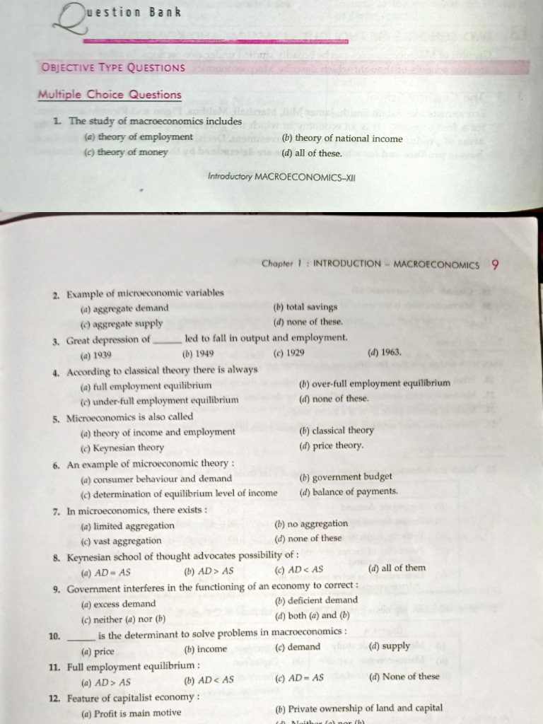 Introduction - Macroeconomics (Chapter 1) | PDF