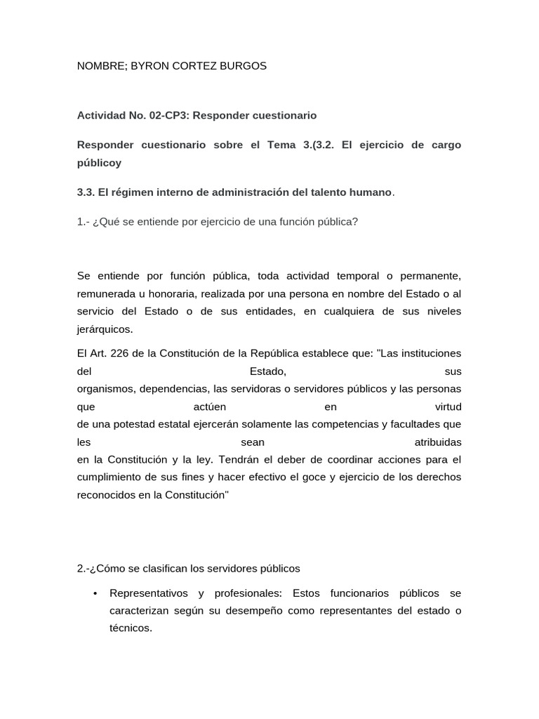 Derecadm 3er Parcial Cortez Byron | PDF