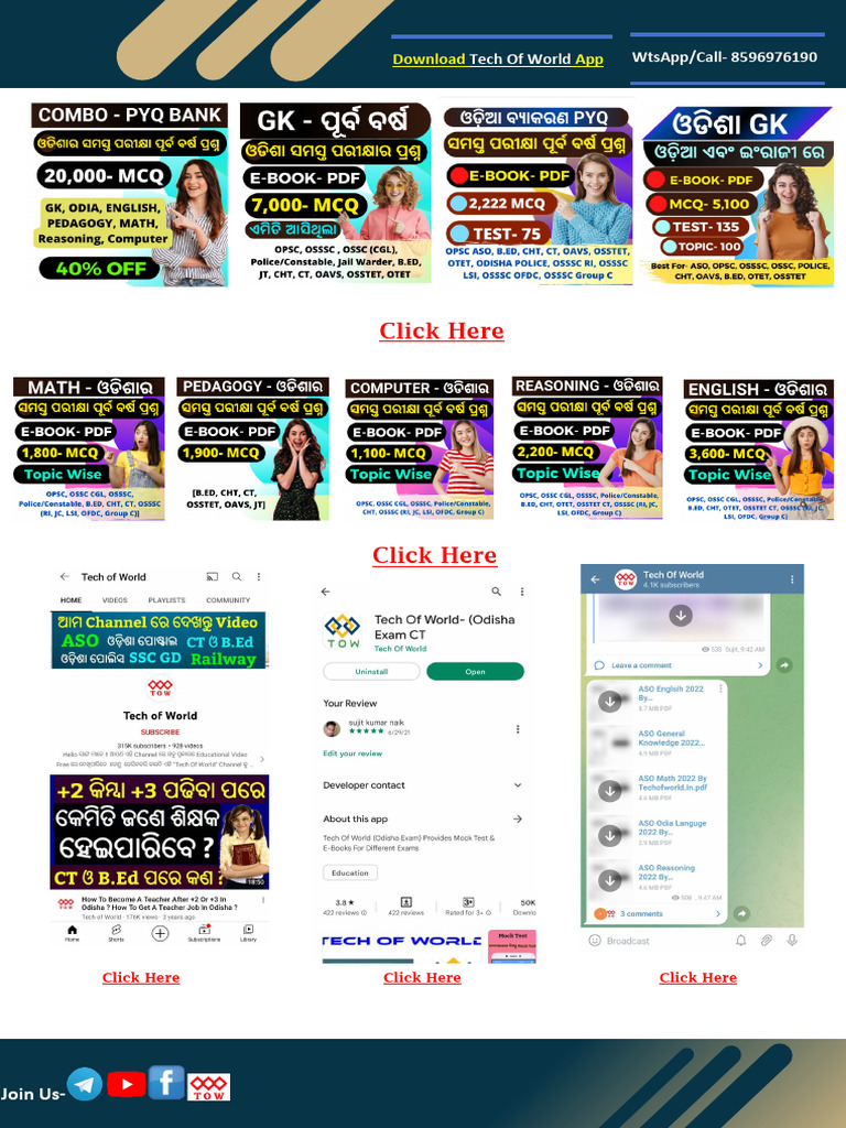 OSSC WEO 20 Dec 2022 3rd Shift by Techofworld - in | PDF