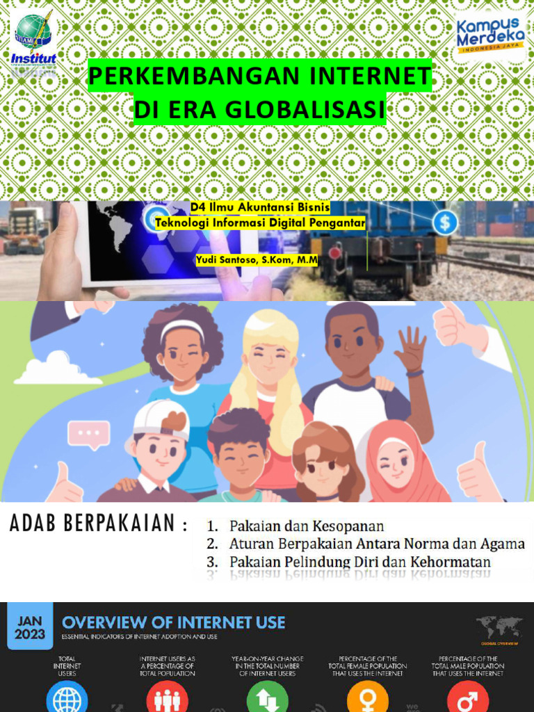 Perkembangan Internet Di Era Globalisasi | PDF