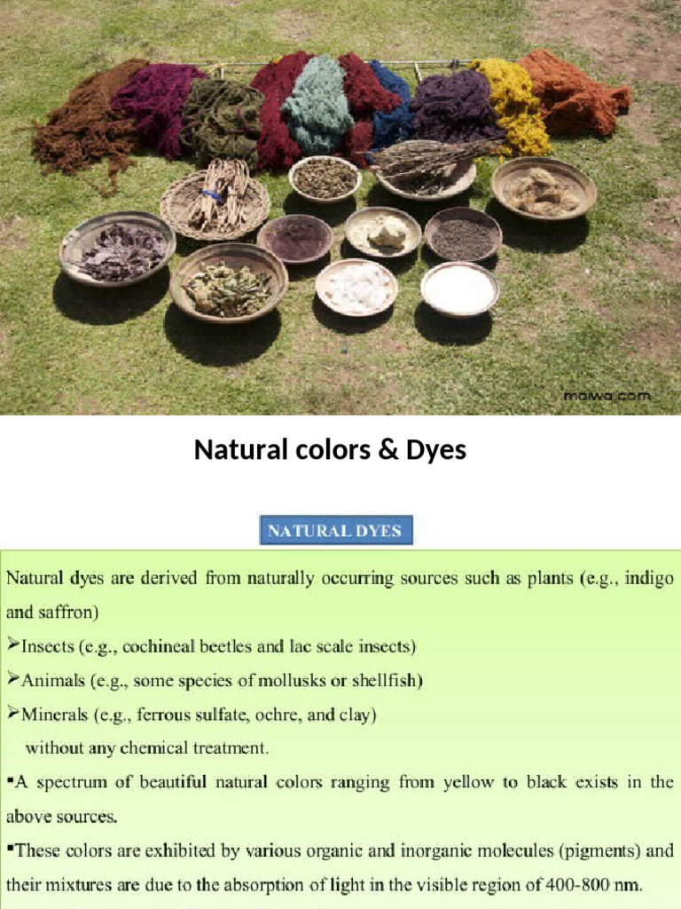 Natural Dye | PDF