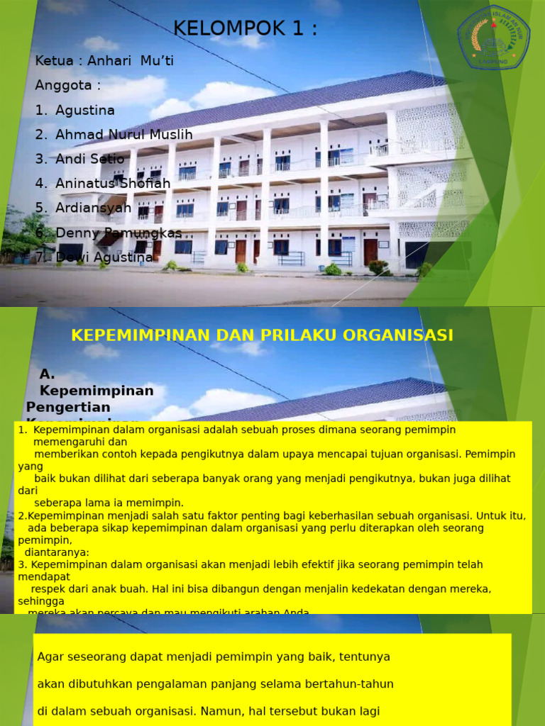 Presentasi Kelompok 1 | PDF