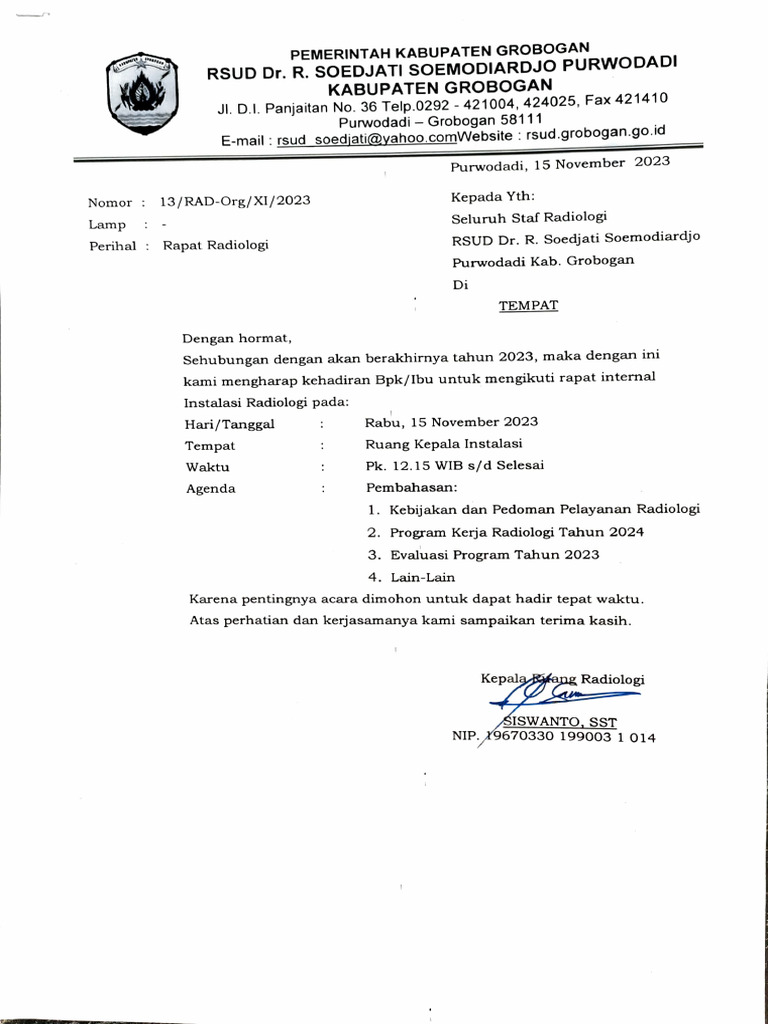 Program Kerja 2024 | PDF